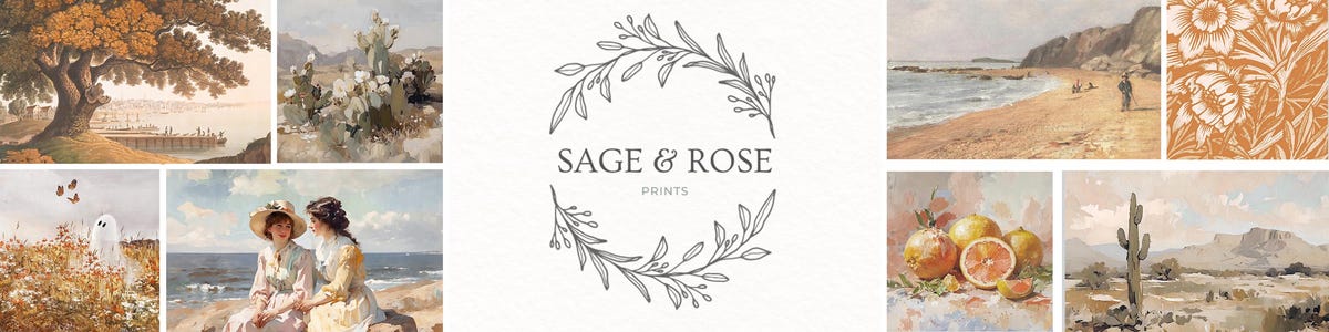 SageNRosePrints - Etsy