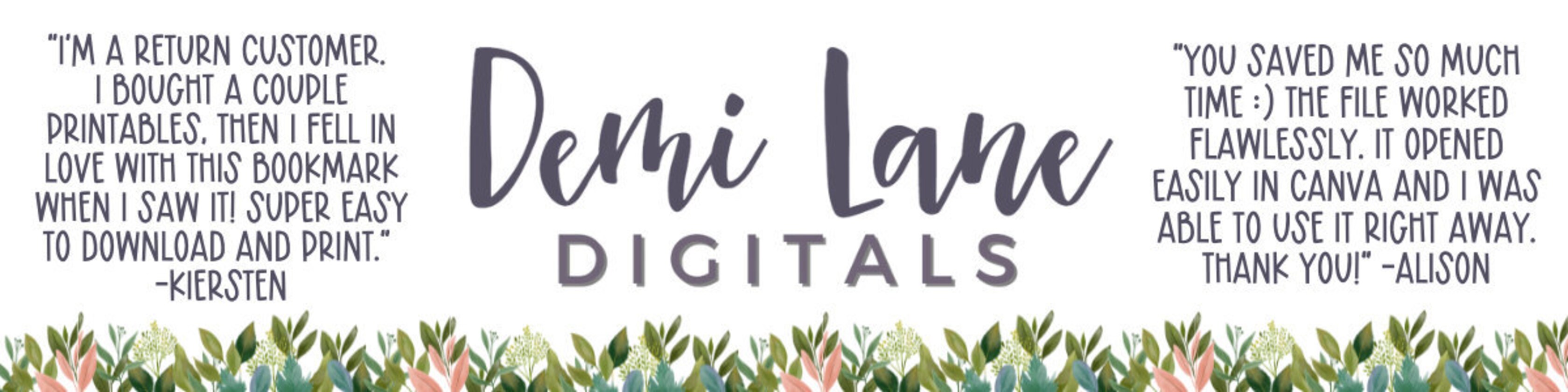 DemiLaneDigitals - Etsy