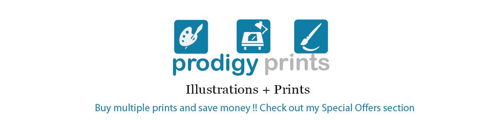 Highly detailed illustrated prints by ProdigyPrints on Etsy