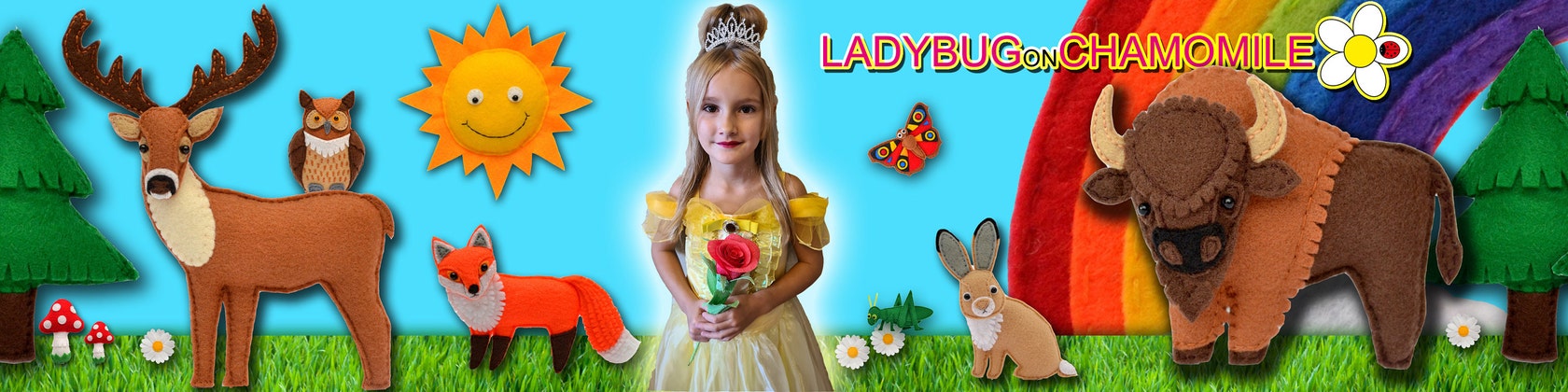 LADYBUGonCHAMOMILE - EXCLUSIVE HANDMADE FELT TOYS, ORNAMENTS, MAGNETS ...