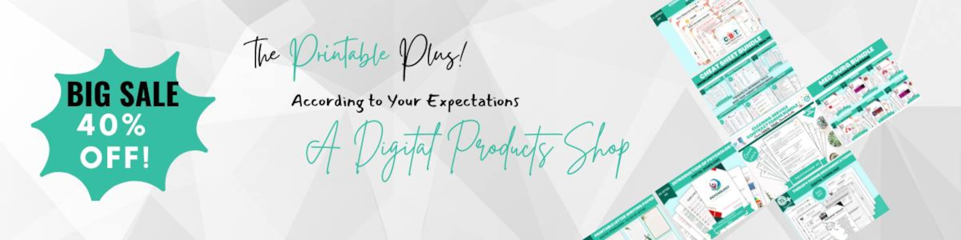 ThePrintablePlus - Etsy