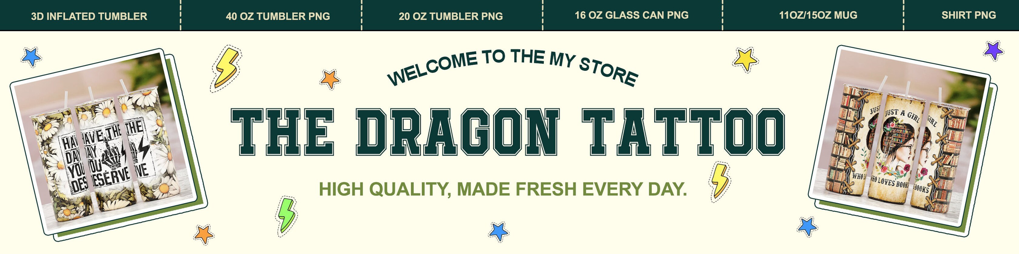 TheDragonTattoo - Etsy