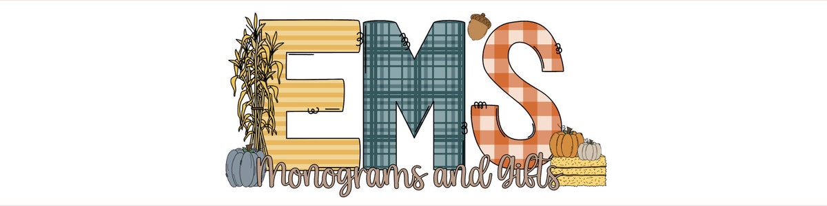 EmsMonogramsAndGifts - Etsy