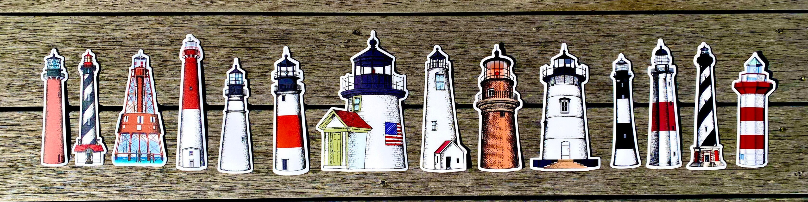 LighthouseStickers - Etsy