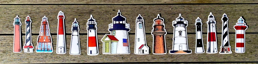 LighthouseStickers - Etsy