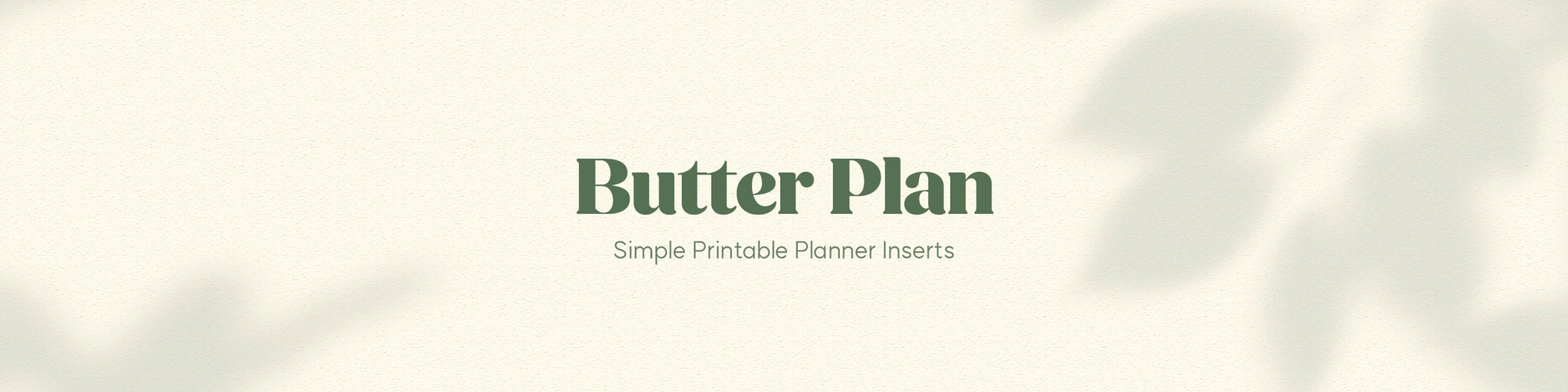 ButterPlan - Etsy