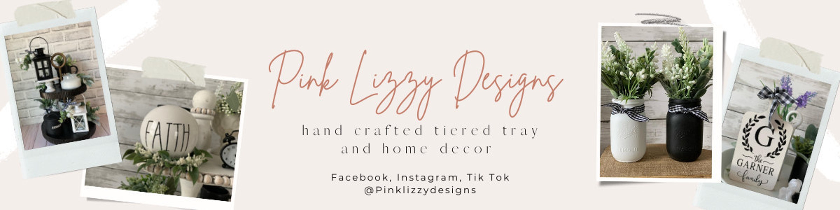 Your one stop shop for all things tiered tray by PinkLizzyDesigns