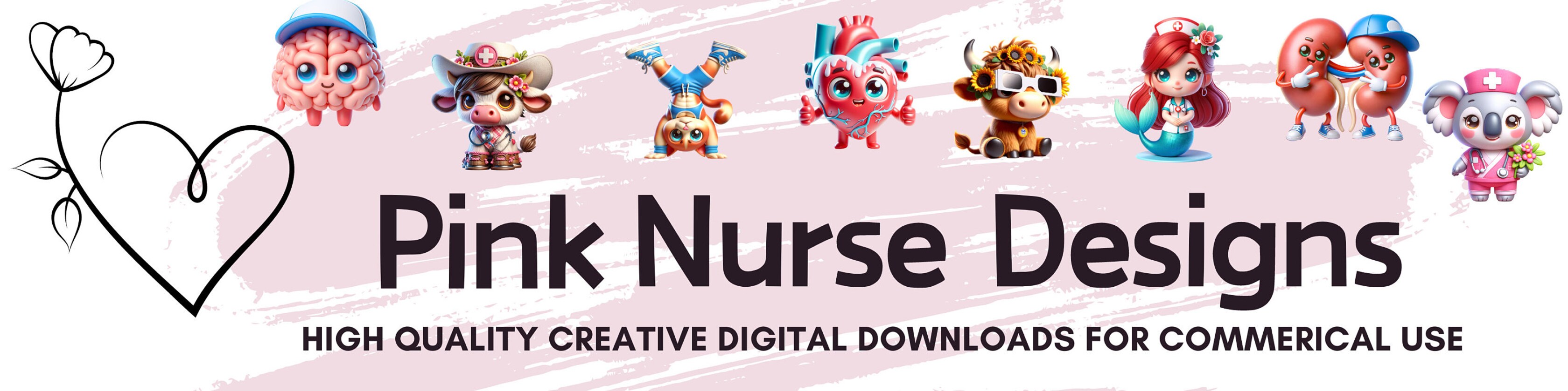 PinkNurseDesigns - Etsy