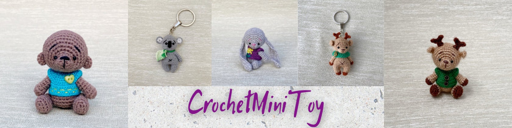 Amigurumi crochet patterns/ Miniature toys & by CrochetMiniToy