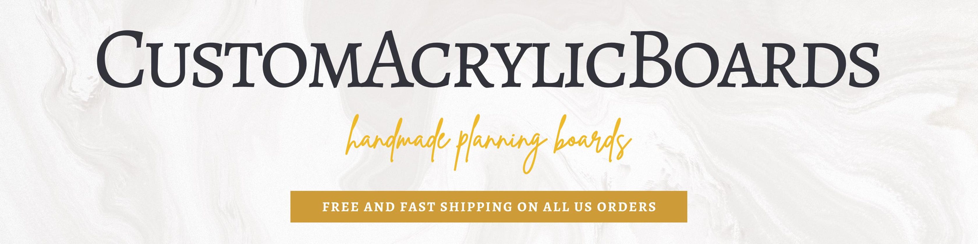 CustomAcrylicBoards - Etsy