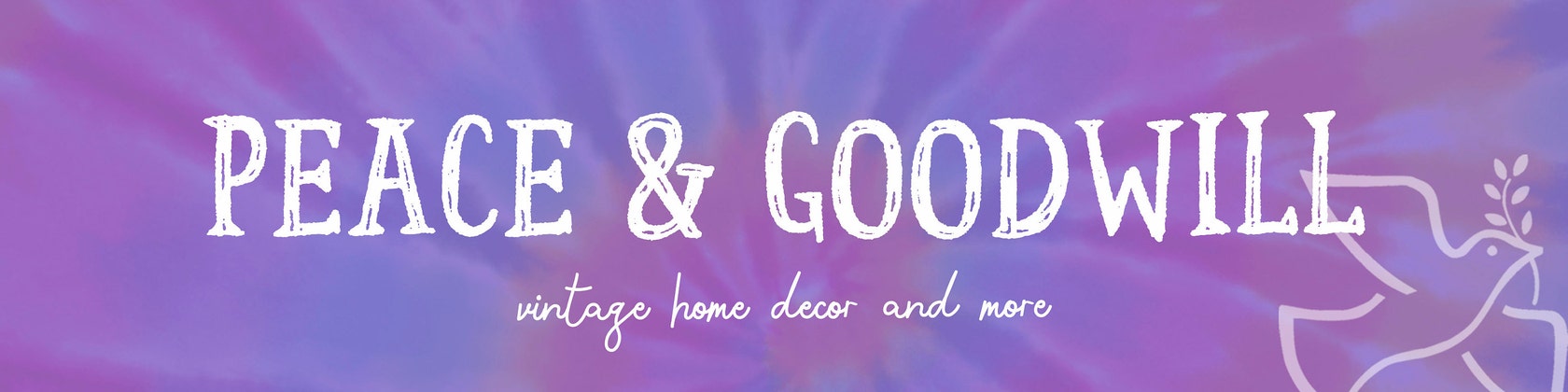 PeaceAndGoodwill - Etsy
