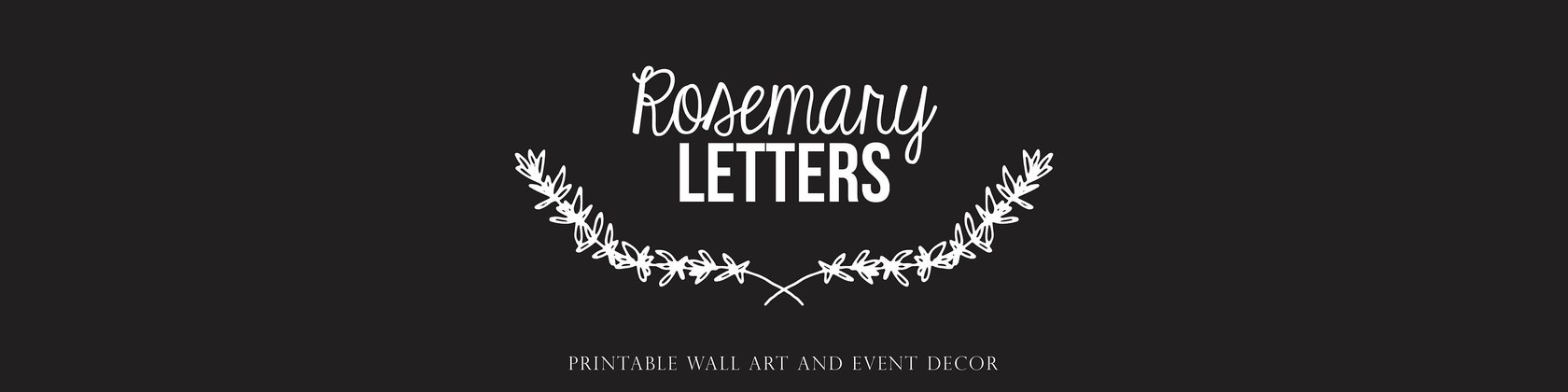 RosemaryLetters - Etsy