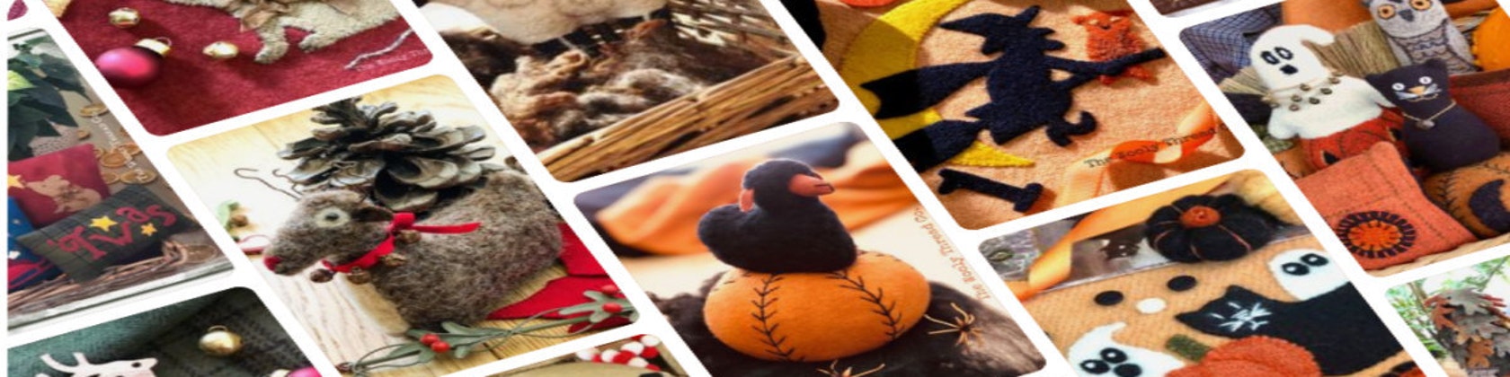 Wooly Patterns with Wool Threads by ThewoolythreadCo on Etsy