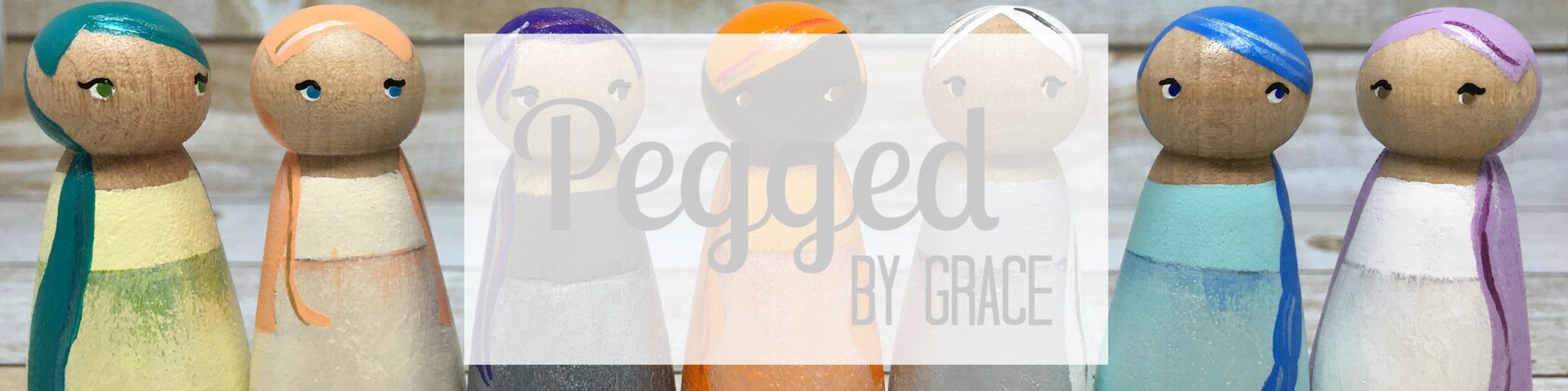 Original Peg Dolls for Modern Folks by PeggedByGrace on Etsy