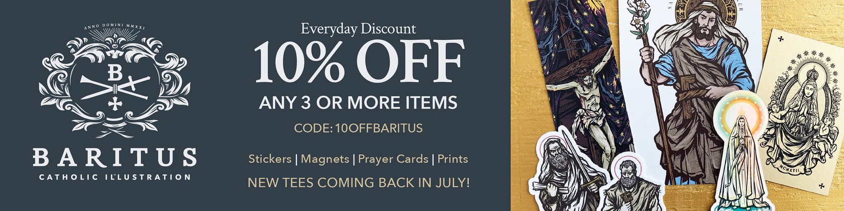 Catholic art that promotes the Good True and by BaritusCatholic
