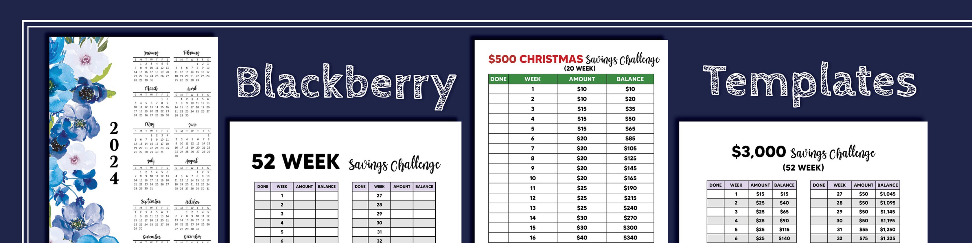 BlackberryTemplates - Etsy