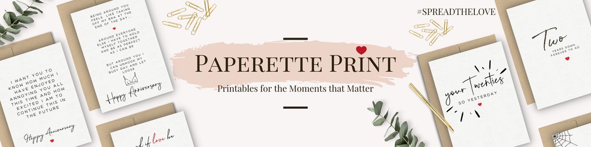 PaperettePrint - Etsy