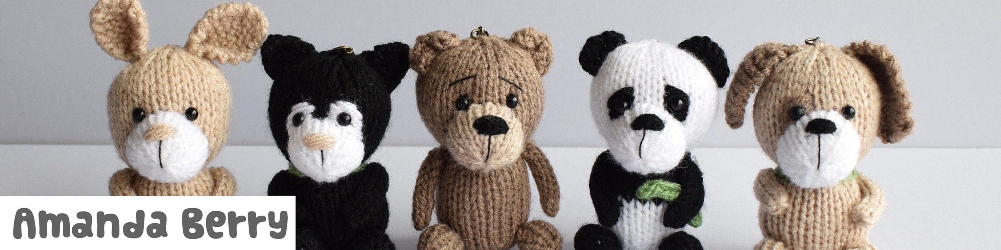 Knitting patterns by Amanda Berry by fluffandfuzz on Etsy