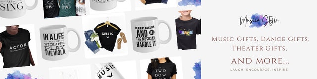 Music Gifts Dance Gifts Theater Gifts and more.... by MusicaStyle