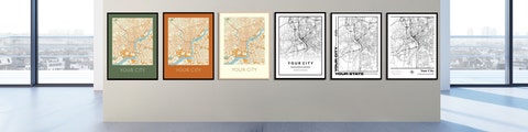 GeoDigitalMaps - Custom Map Designs - Etsy