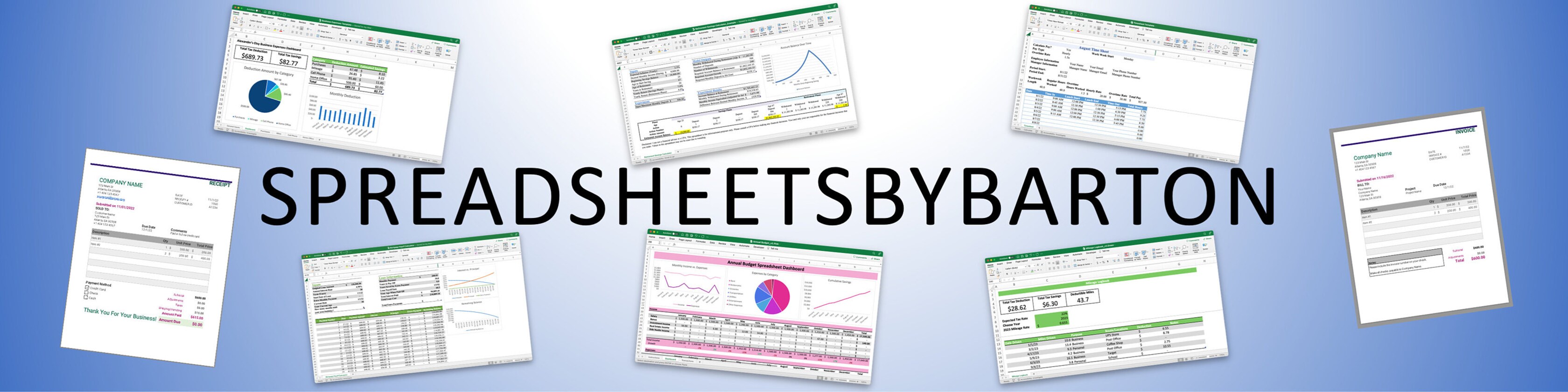 SpreadsheetsByBarton - Etsy