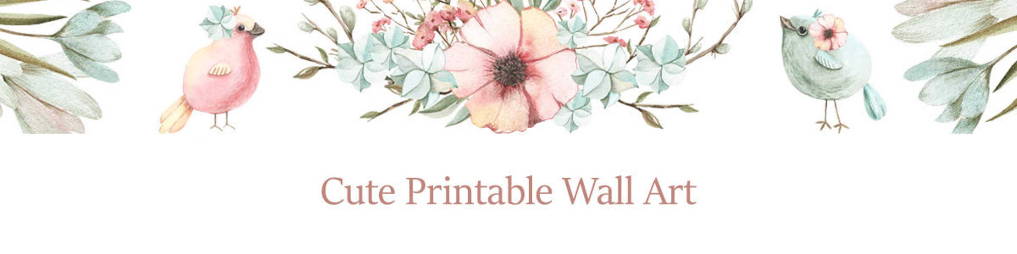 CutePrintableWallArt | Etsy