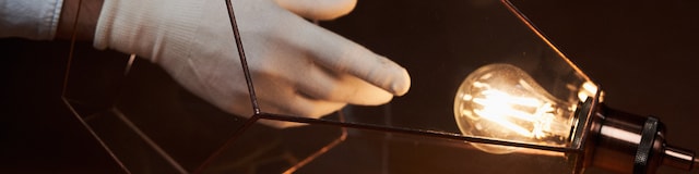 DeGlass creates geometric stained glass lamps by DeGlassUA on Etsy