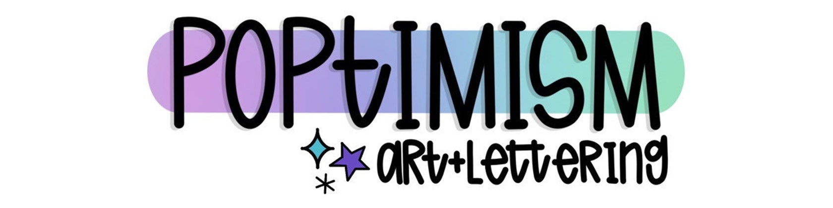 PoptimismLettering - Etsy