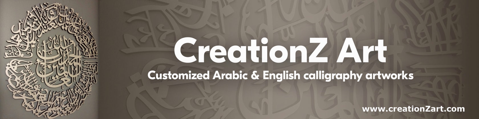 Customized Arabic and English Calligraphy artworks by creationzart