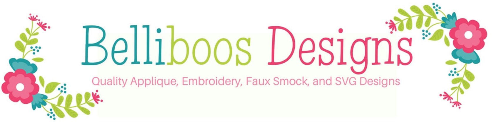 Applique Design Embroidery Design SVG CutFiles by BelliboosDesigns