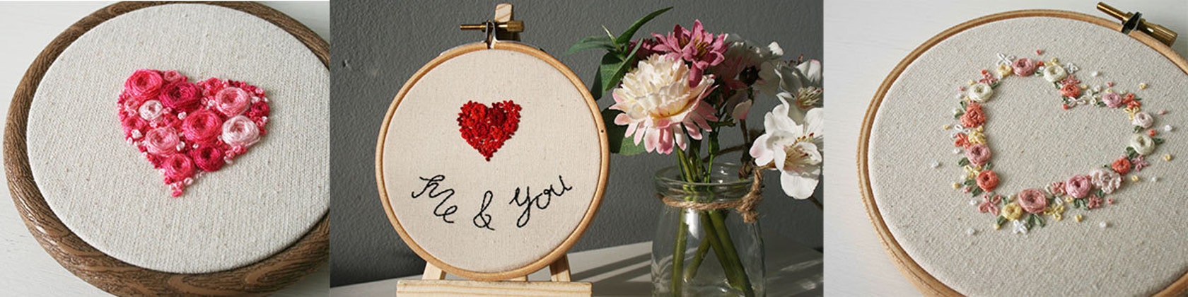 Hand Stitched Modern Embroidery for All by LouisaClaireDesign