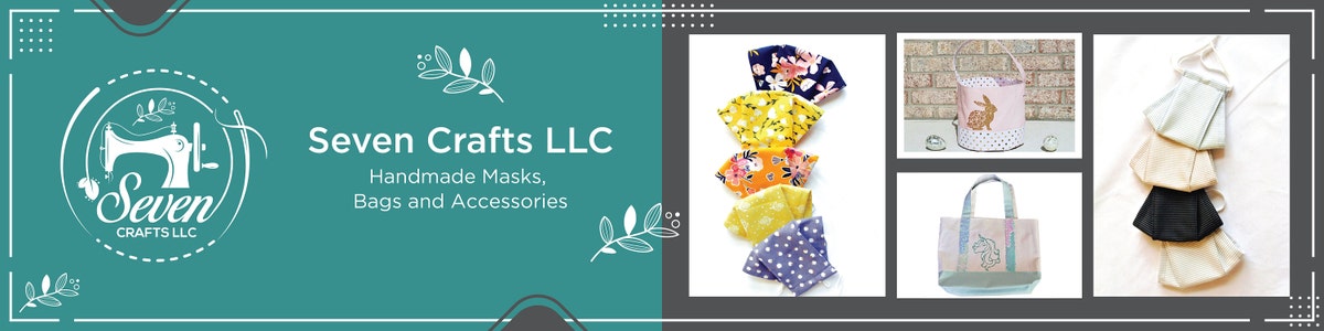 Handmade masks bags and accessories. by SevenCraftsLLC on Etsy