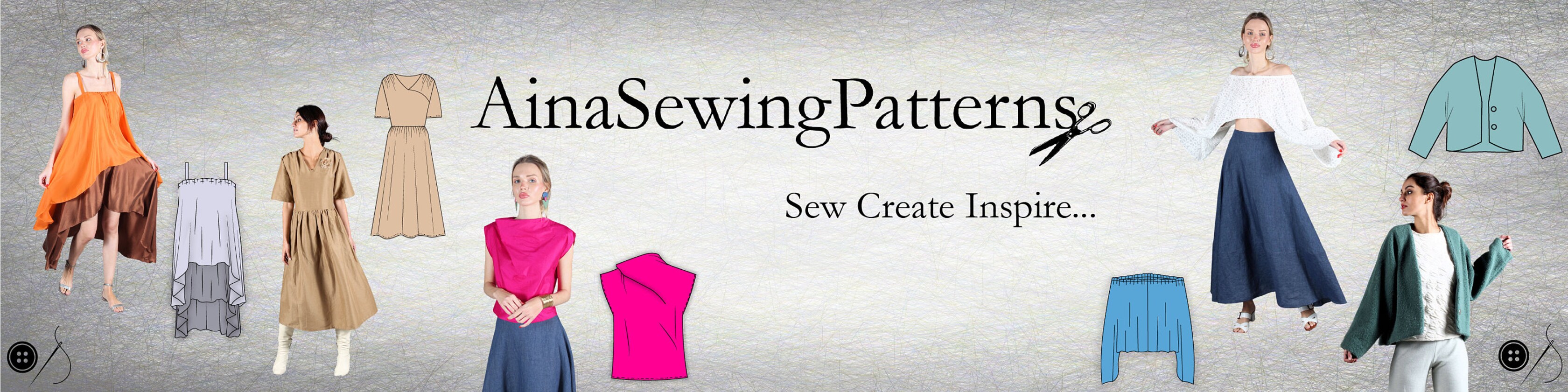 AinaSewingPatterns - Etsy