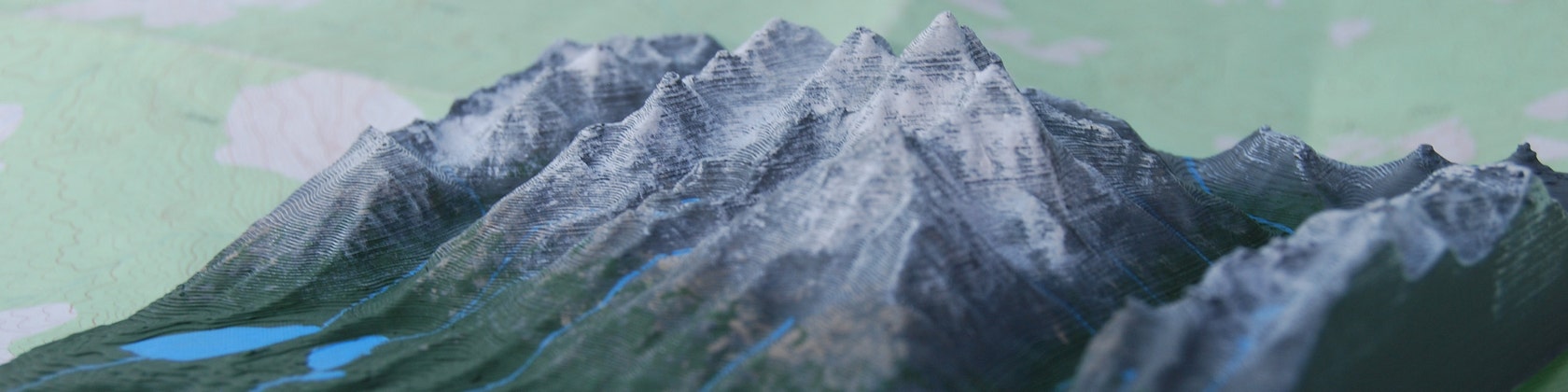 Topographic Models of the Highest Peaks by ModelMountains on Etsy