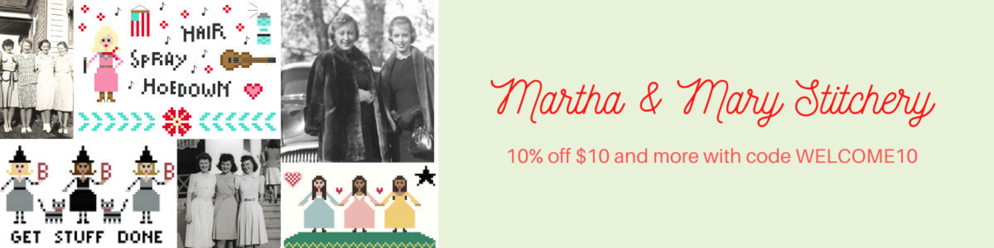 Martha & Mary Stitchery by MarthaMaryStitchery on Etsy