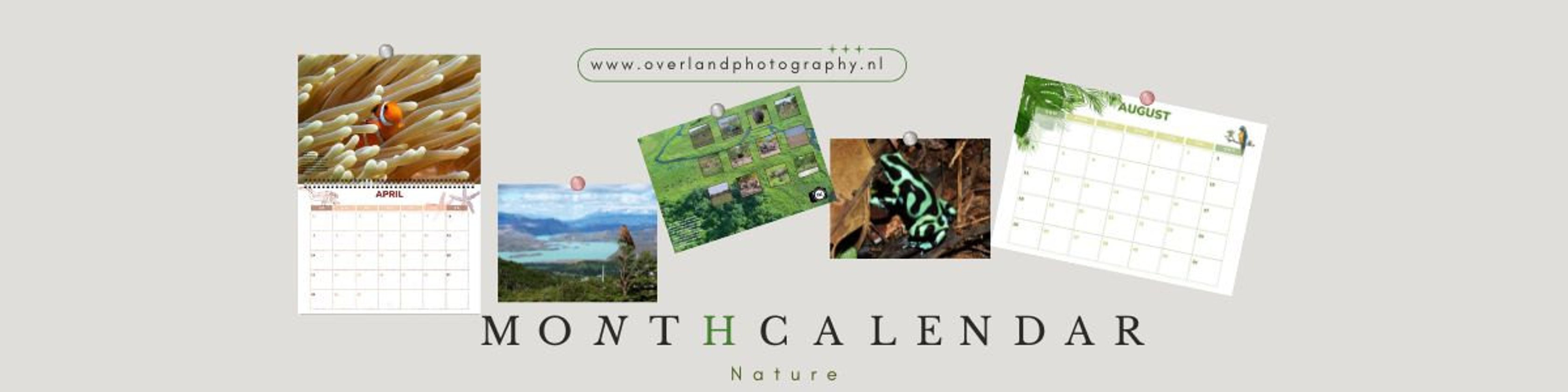 MonthCalendarNature - Etsy