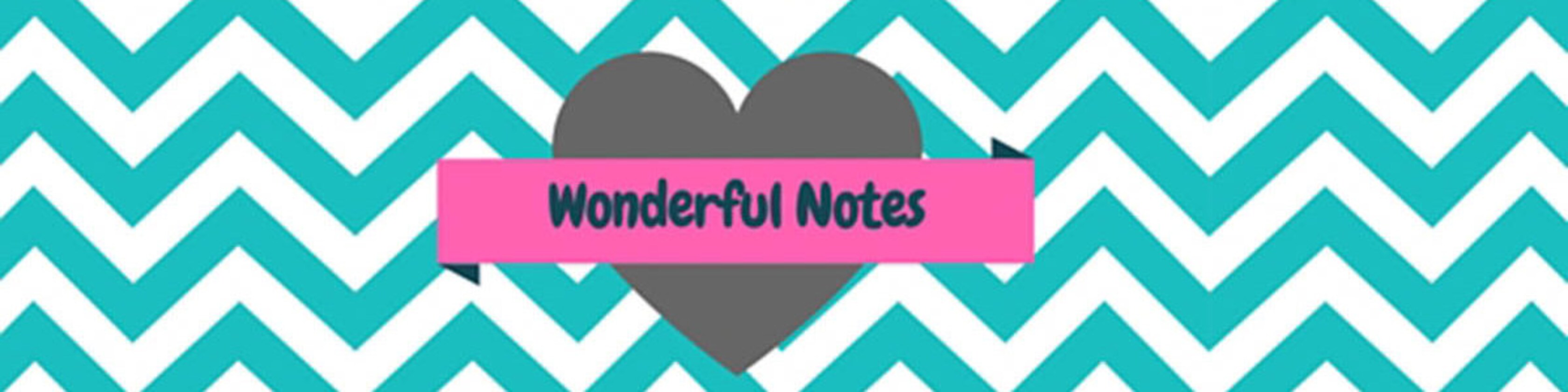 WonderfulNotes - Etsy
