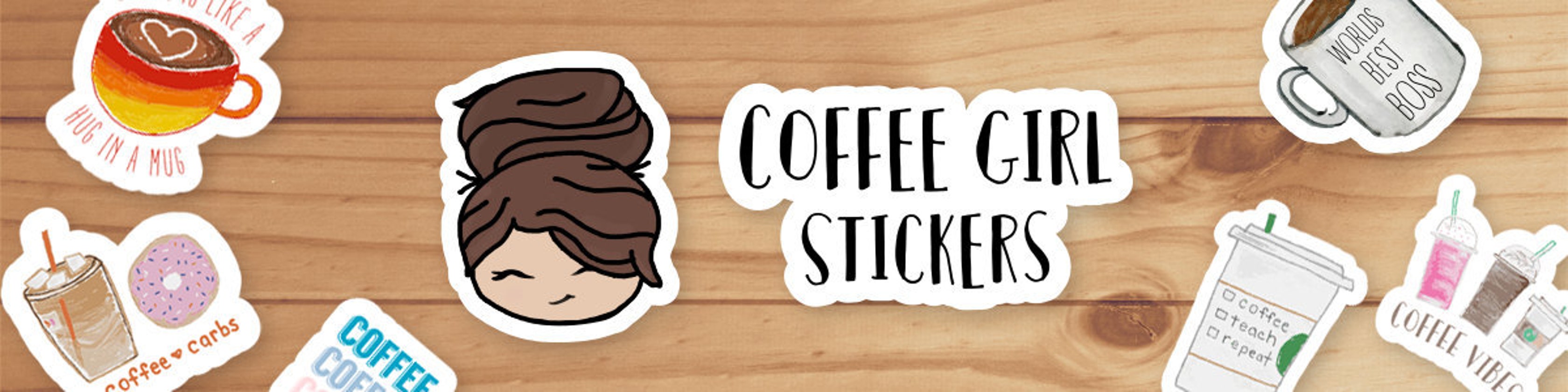 CoffeeGirlStickers - Etsy