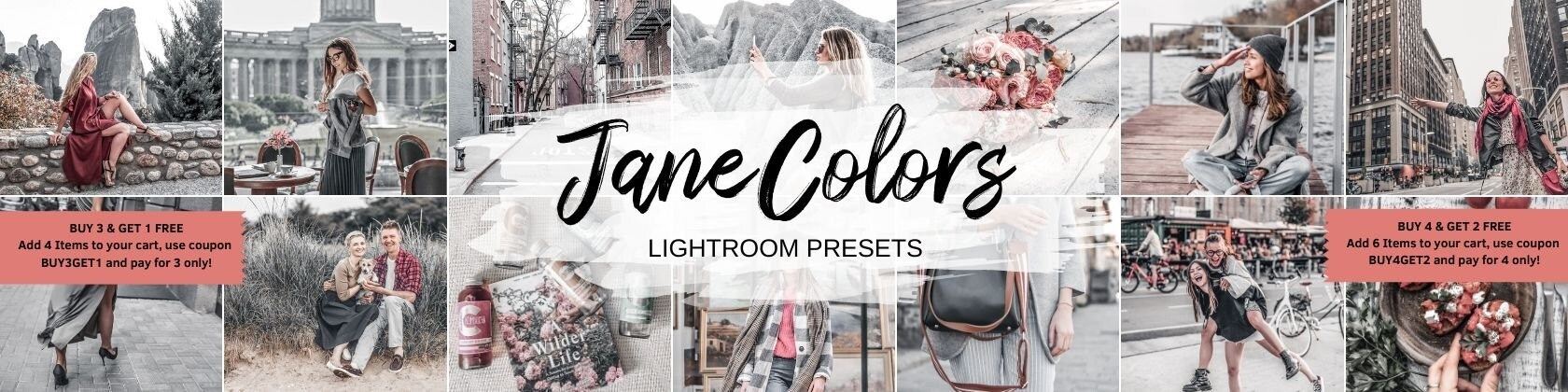 BUY 3 & GET 1 FREE or 25% off Use Code BUY3GET1 by JaneColors