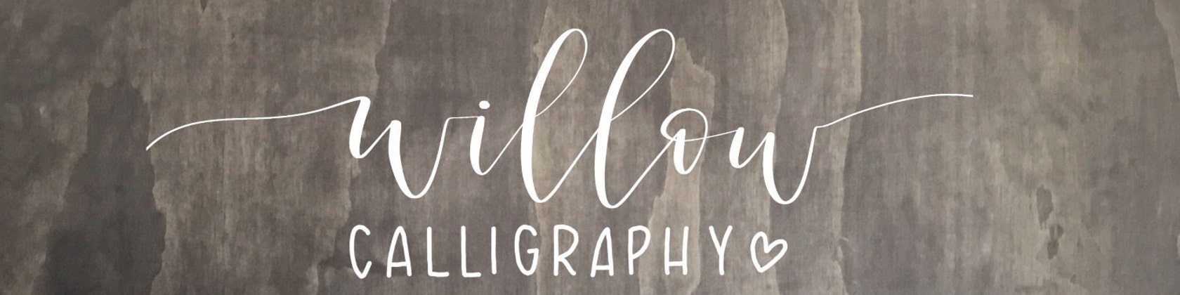 Willowcalligraphy - Etsy