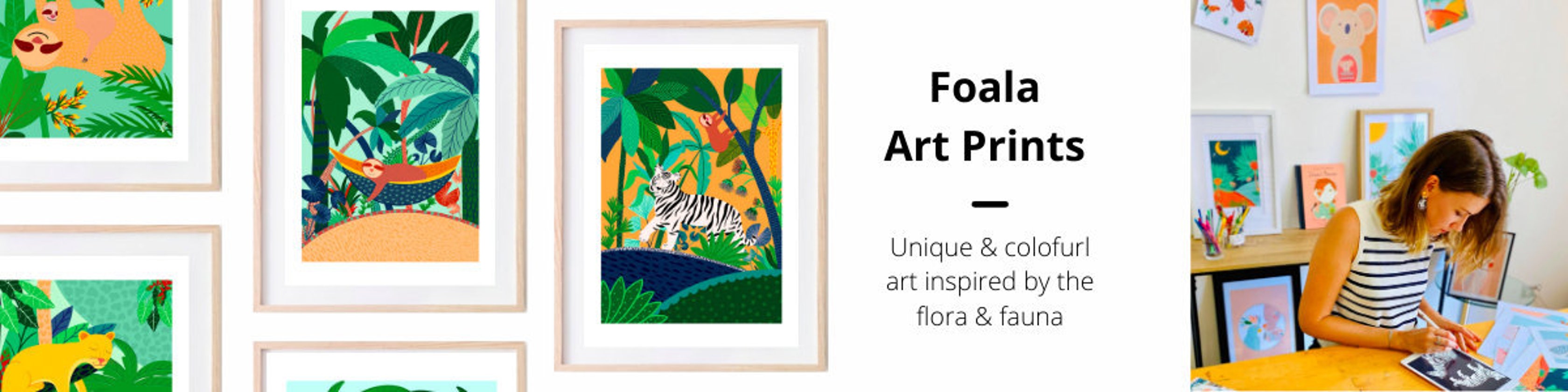 Digital and physical wall arts for the little ones by Foala