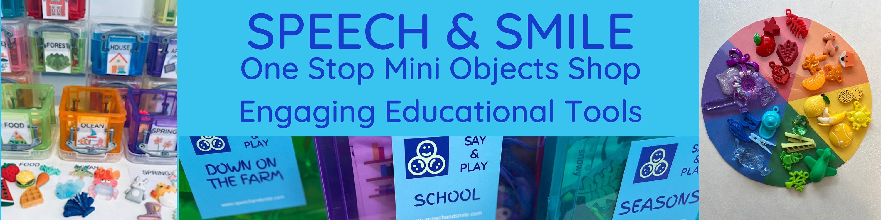 Speech Therapy Mini Object Kits, Story Kits, Alphabet Kits and More!