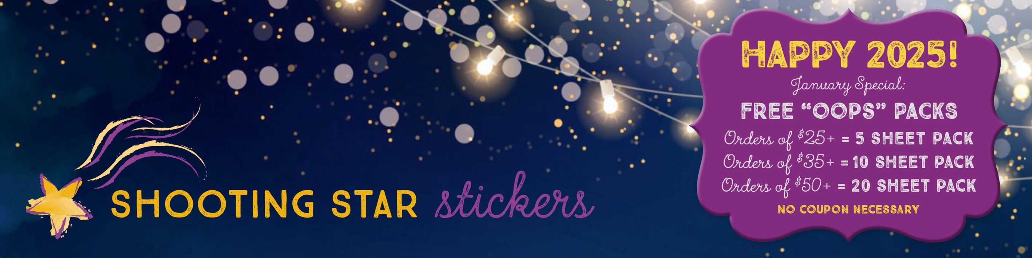 ShootingStarStickers - Etsy