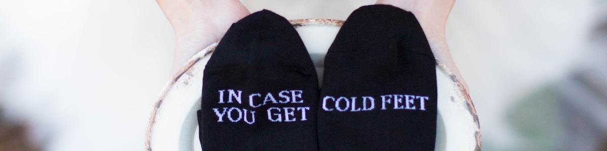ColdFeetWeddingSocks - Etsy