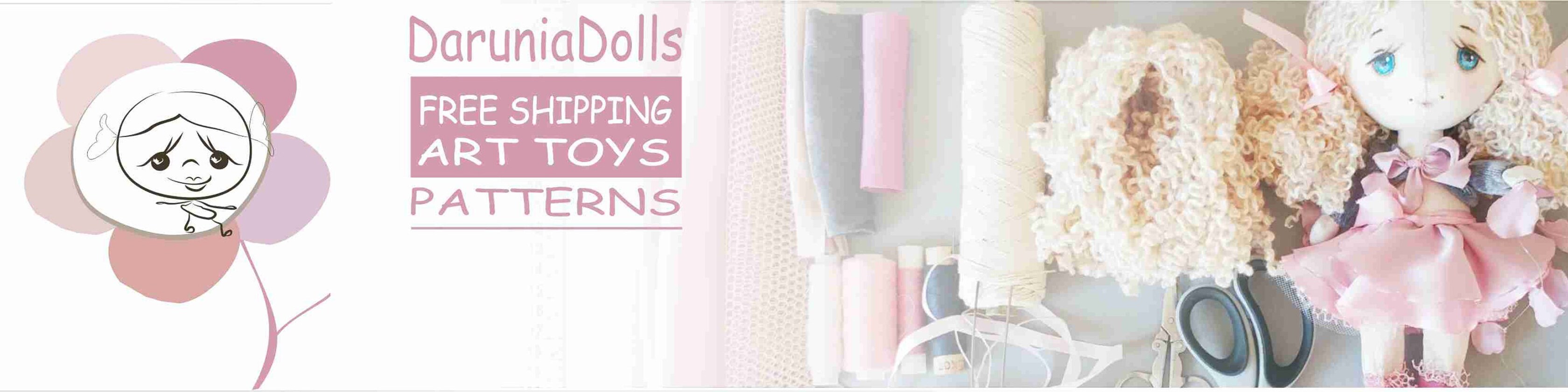 PDF Кукла Сделай сам выкройка художественной by daruniaDolls