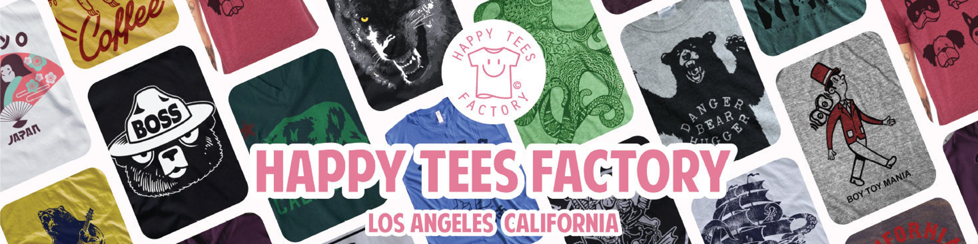 Hand Printed Tees For Whole Family by HappyTeesFactory on Etsy