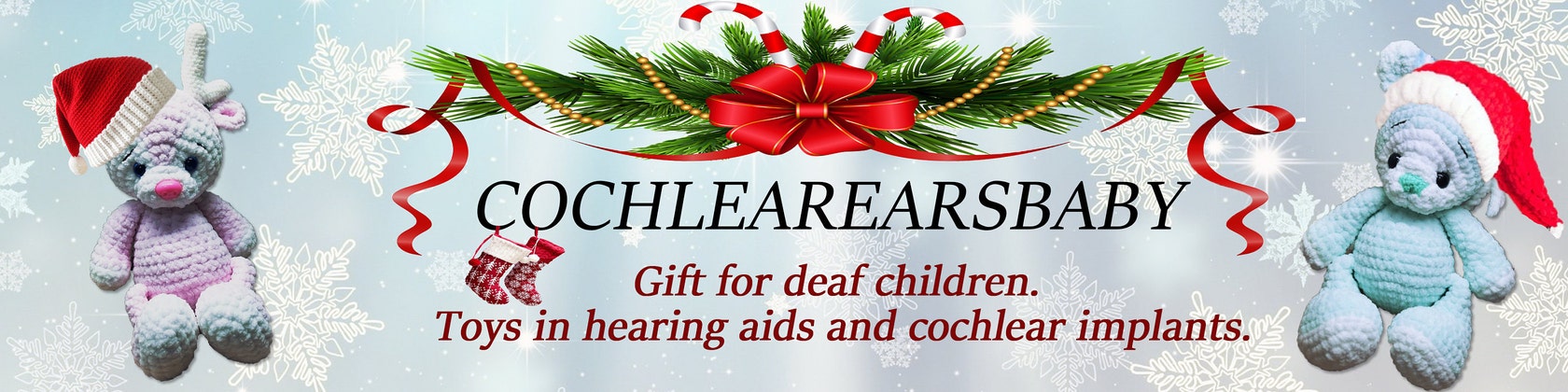 Gifts for Deaf Children with Hearing Aids and by CochlearEarsBaby