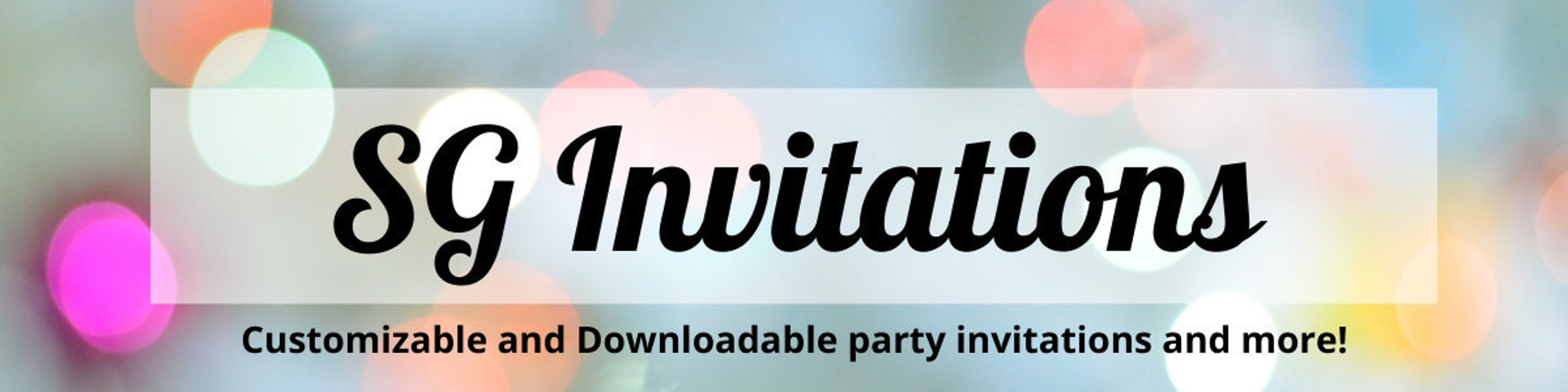 SGInvitations - Etsy