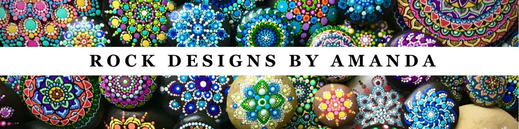 Painted Rocks and Stones from the Shores of by RockDesignsbyAmanda