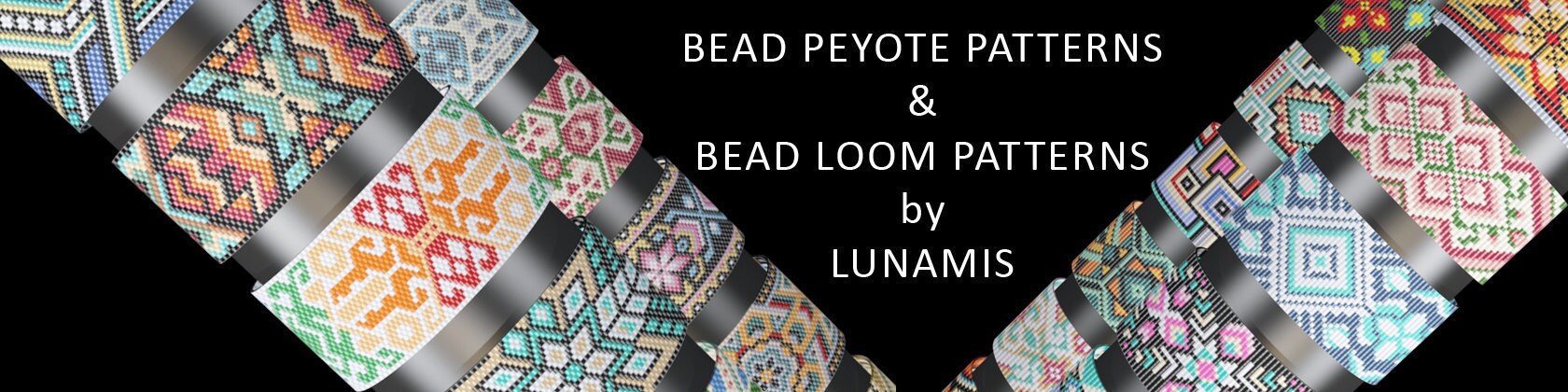 bead peyote patterns & bead loom patterns par LunamisBeadsPatterns